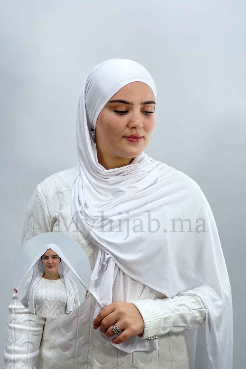 Chale Tie Back - rose pinkchale,chal,foulard,hijab,jersey, lecra,lycra ...