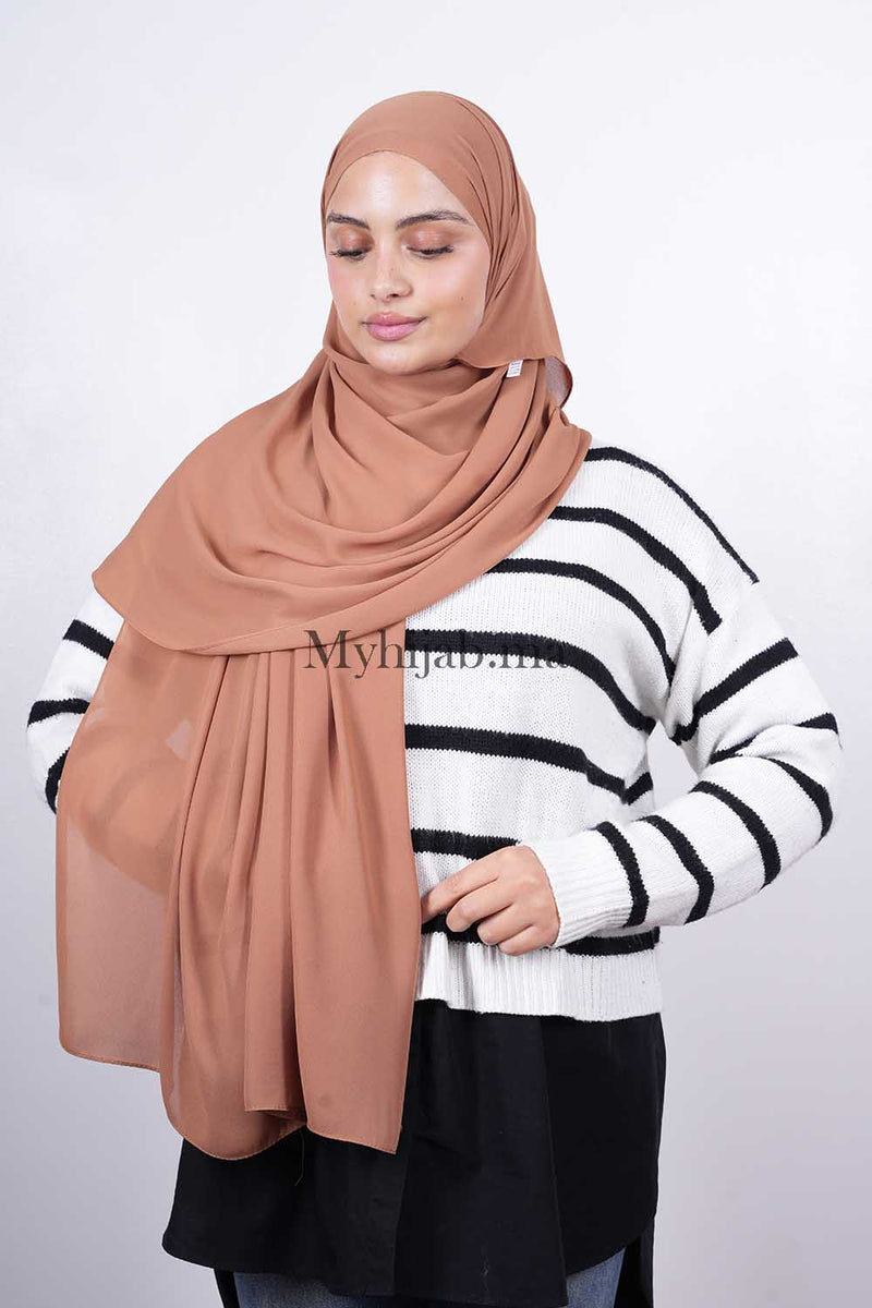 Chale crêpe de soie,chal-boni hijab-bone folar-chale-bonne-maroc ...