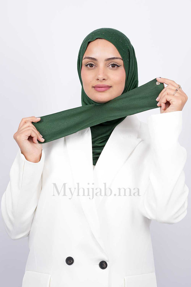 Tabaquia Starss - Vert roi foncé – Myhijab