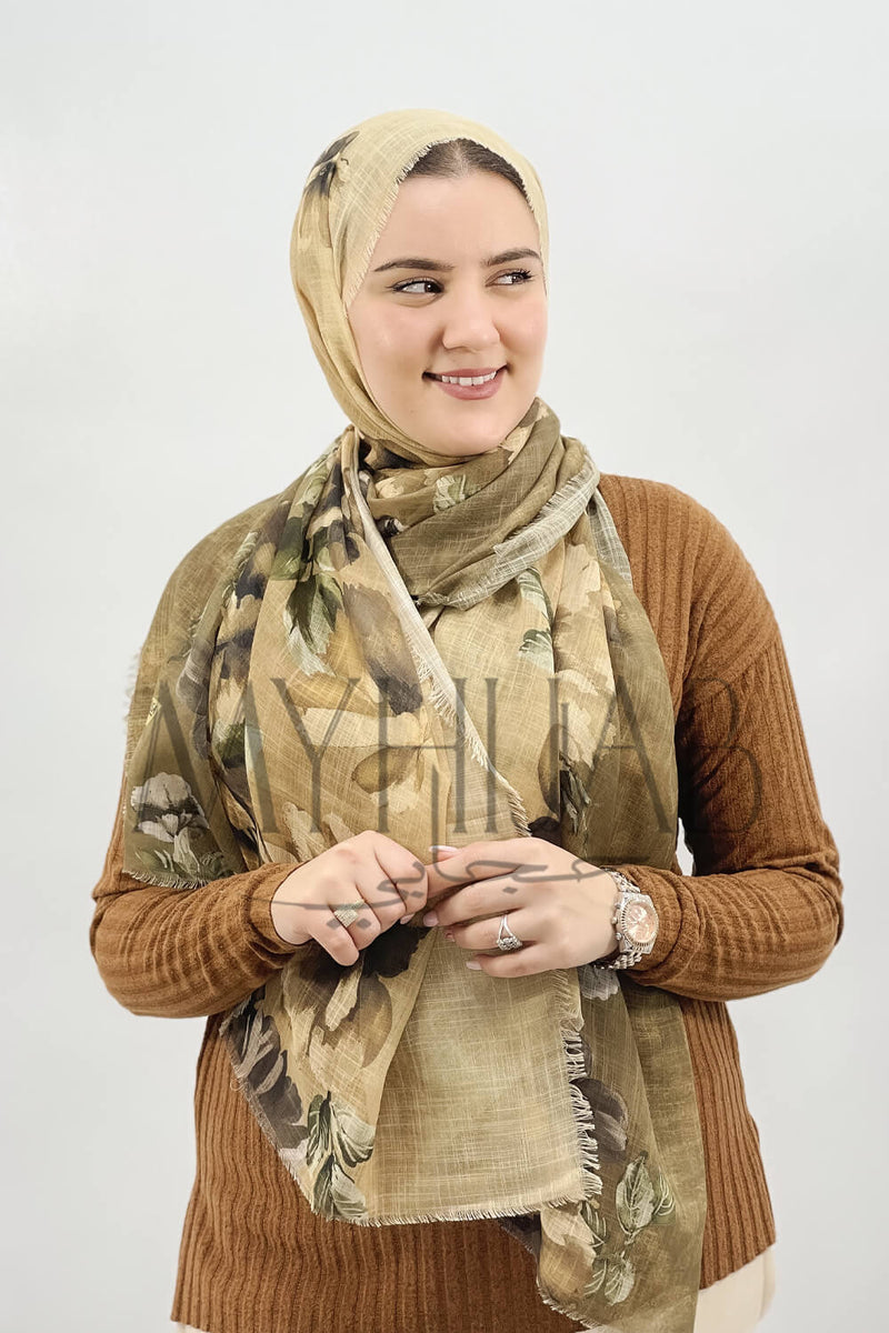Châle de fil-couleur Vision-folard-crêpe-myhijab-chale-foulard-prix ...